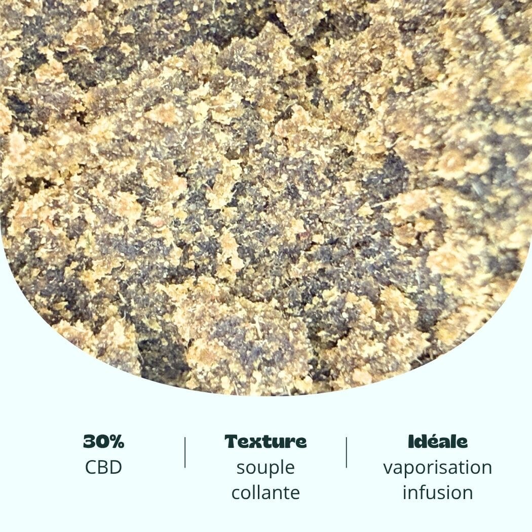 Résine Afghan Gold CBD 30% | Résine CBD pas cher